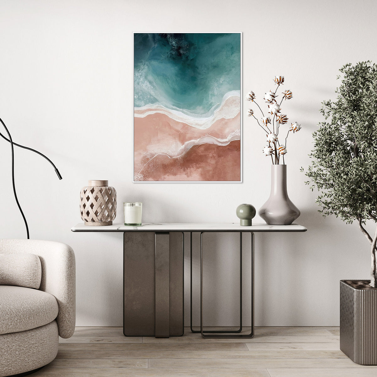 Quiet Sands And Gentle Waves, by Alpenglow Workshop – Zokis Canvas Art