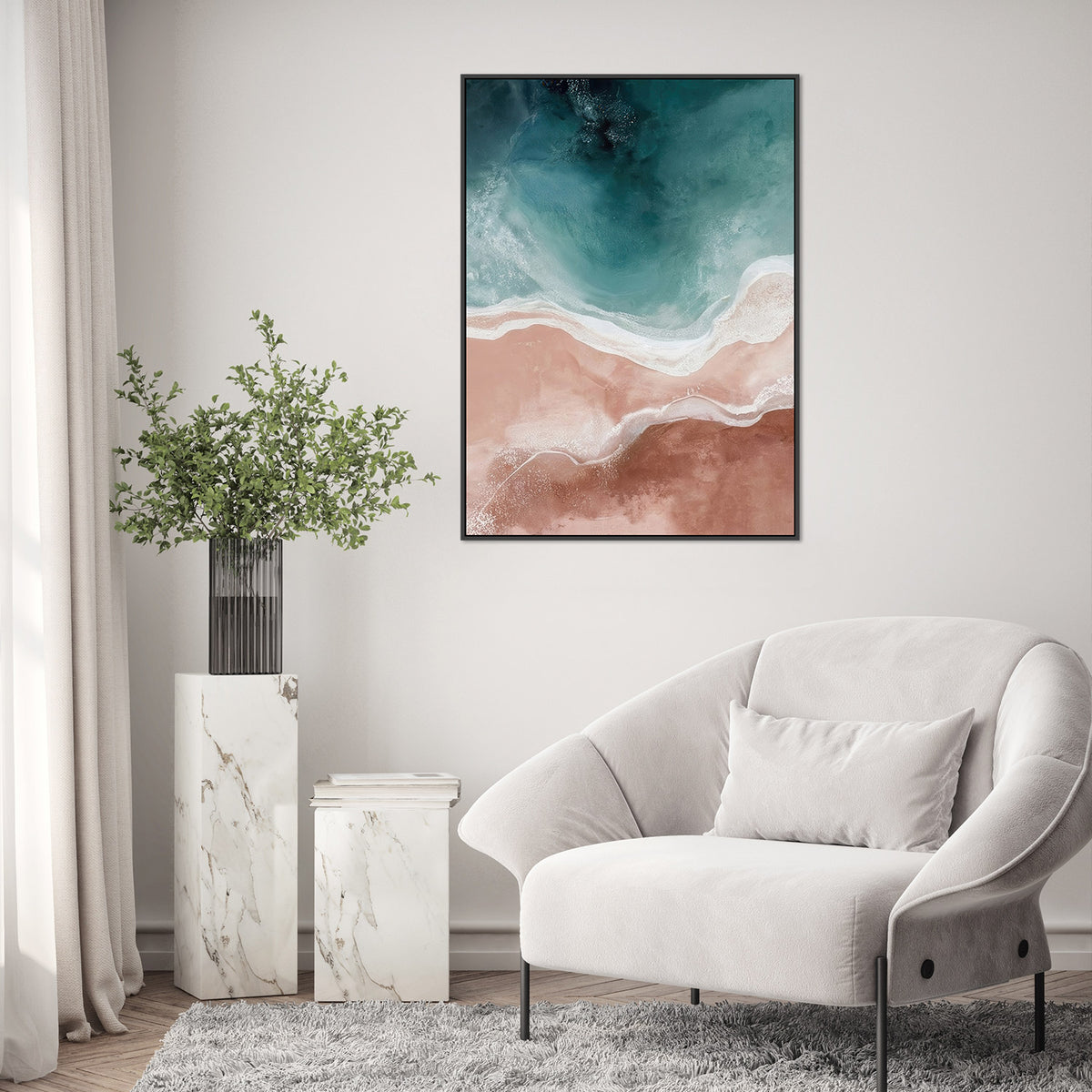 Quiet Sands And Gentle Waves, by Alpenglow Workshop – Zokis Canvas Art