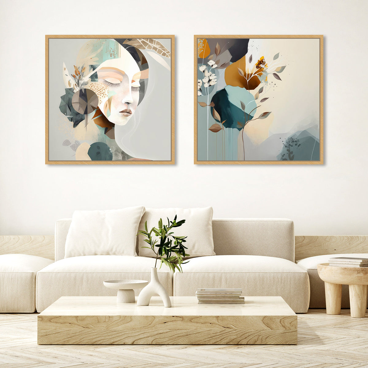 Faces of Unity: Piper, Art Duo, by Bella Eve – Zokis Canvas Art