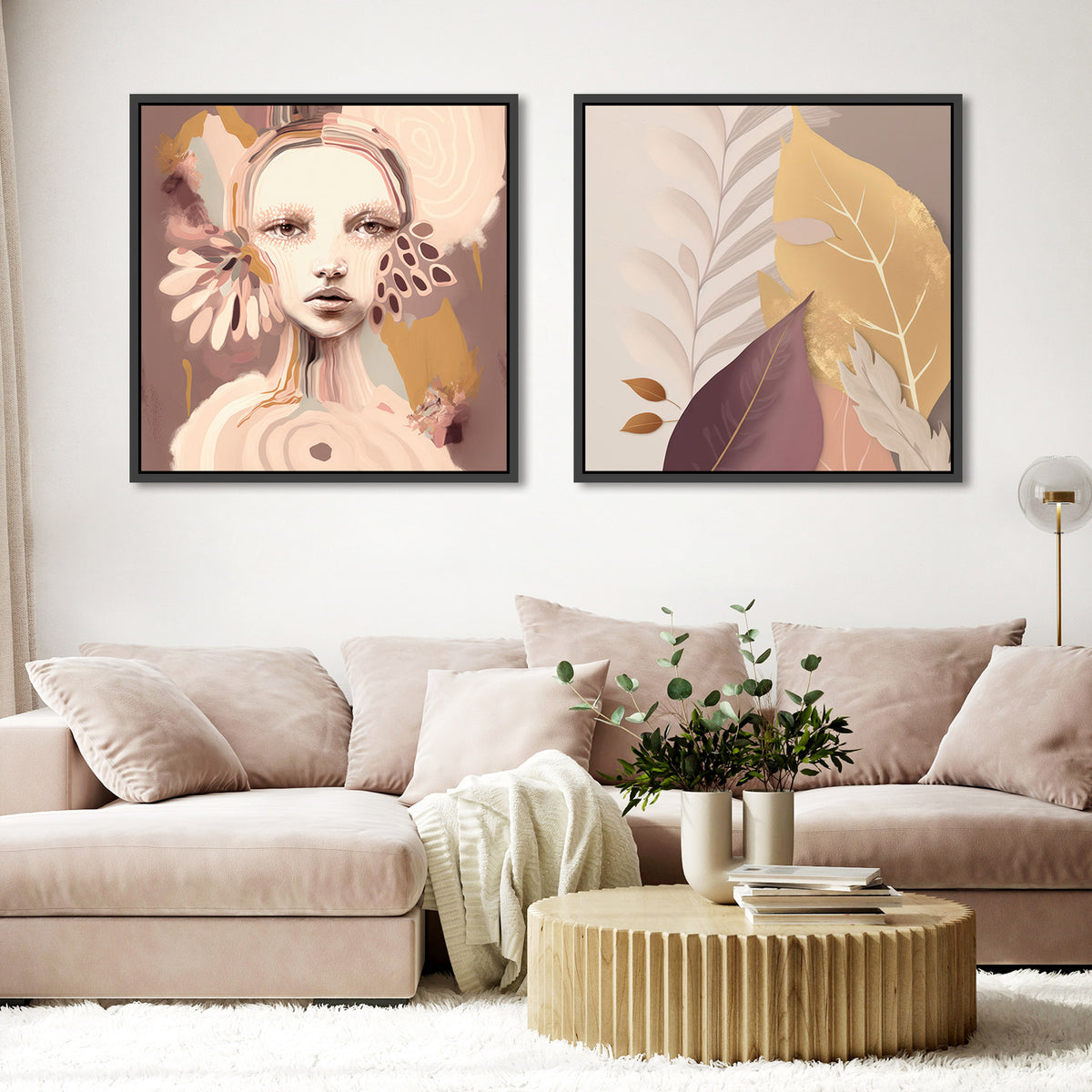 Faces of Unity: Phoebe, Art Duo, by Bella Eve – Zokis Canvas Art