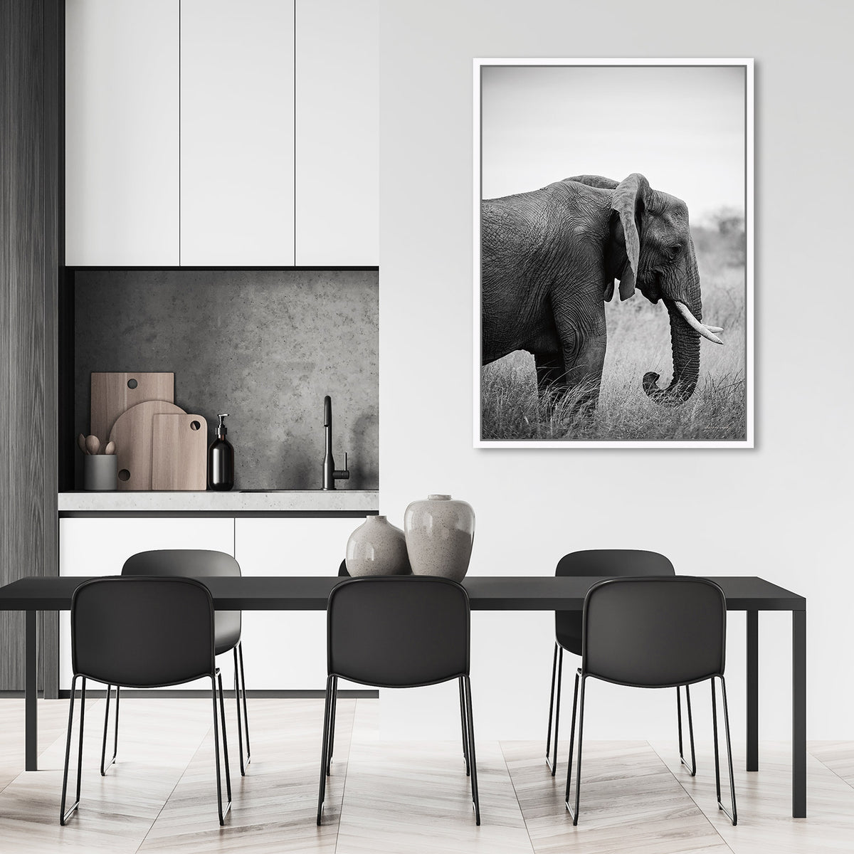 Ellie Side Profile By Sharon Vardy Zokis Canvas Art