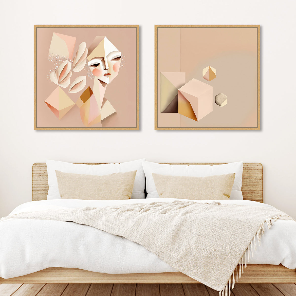 Faces of Unity: Betty Block, Art Duo, by Bella Eve – Zokis Canvas Art