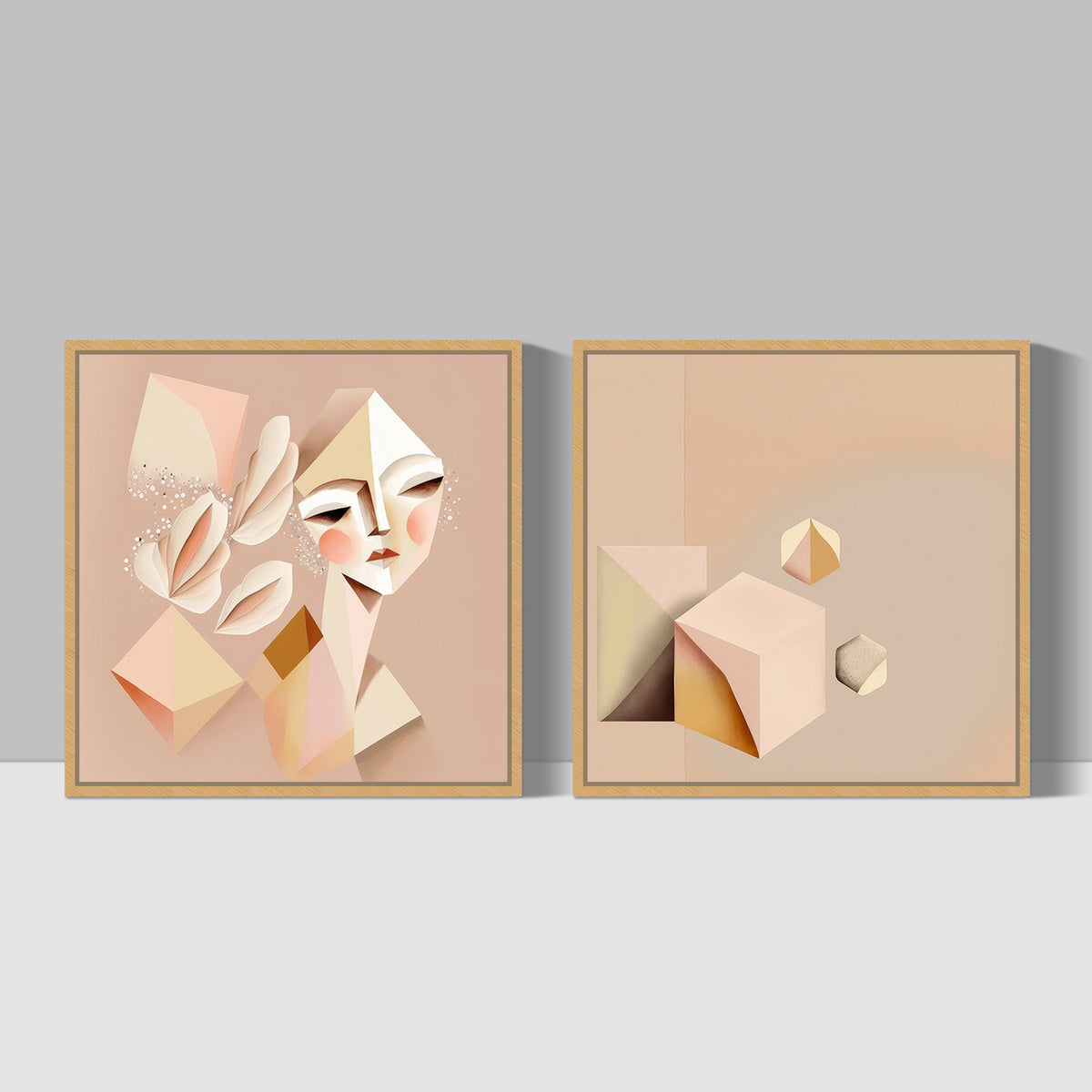 Faces of Unity: Betty Block, Art Duo, by Bella Eve – Zokis Canvas Art