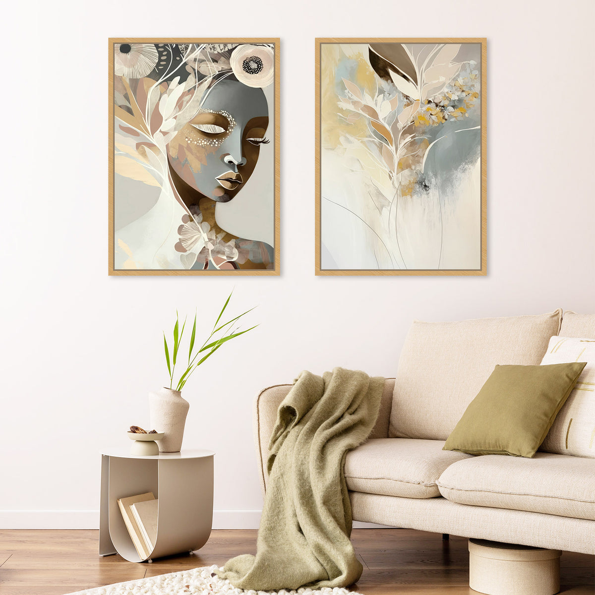 Faces of Unity: Annabelle, Art Duo, by Bella Eve – Zokis Canvas Art