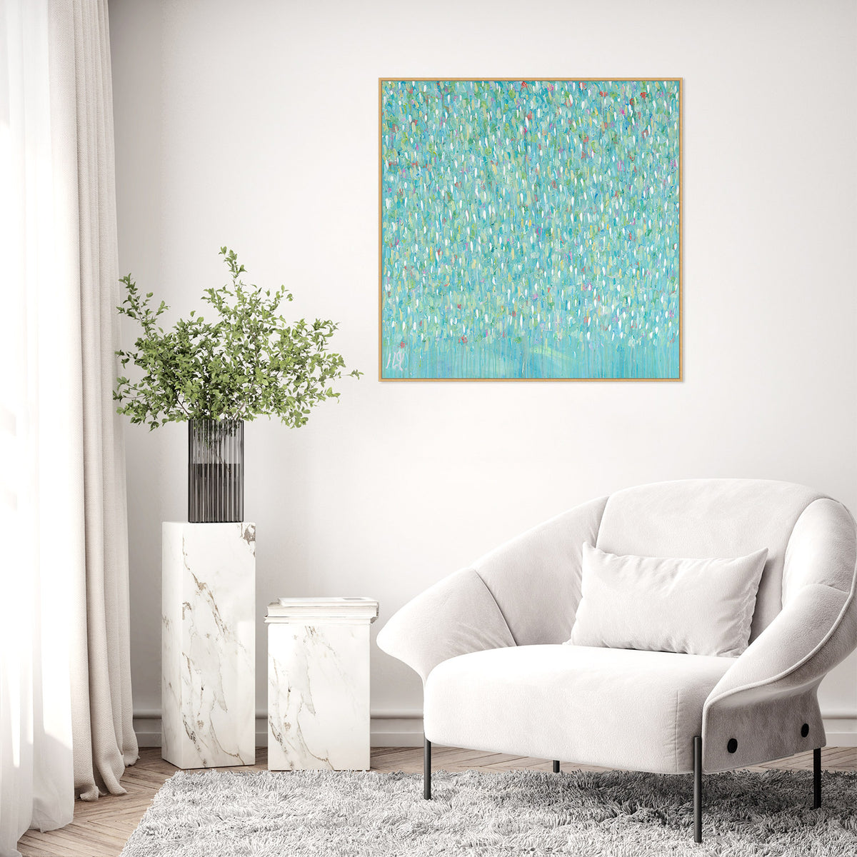 Clean rainfall, by Helen Joynson – Zokis Canvas Art