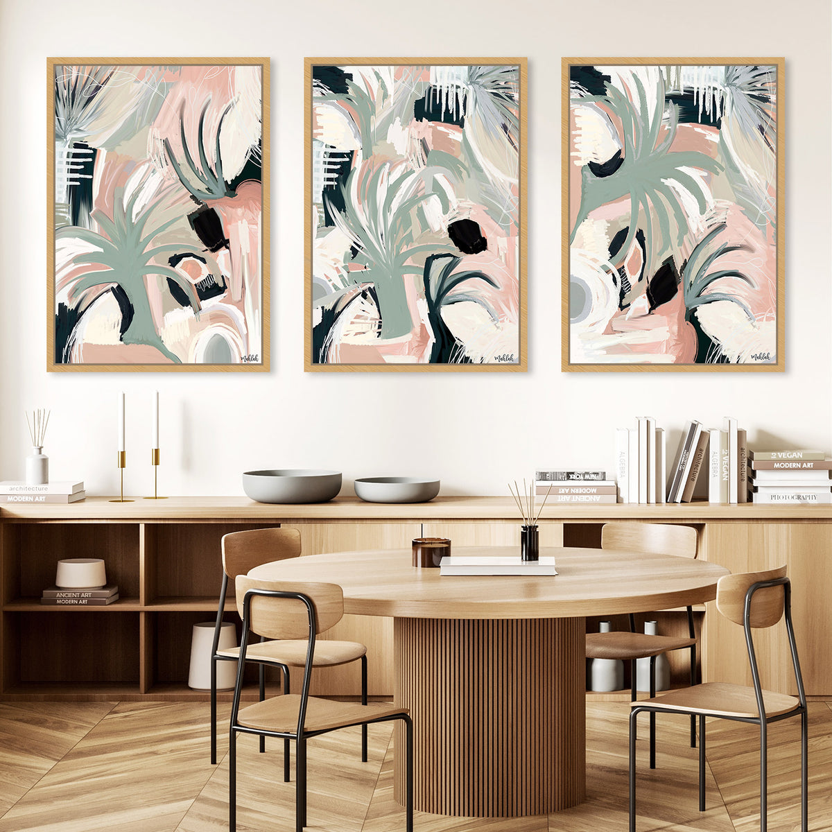 Port Scape, Art Trio, by Inkheart Designs – Zokis Canvas Art
