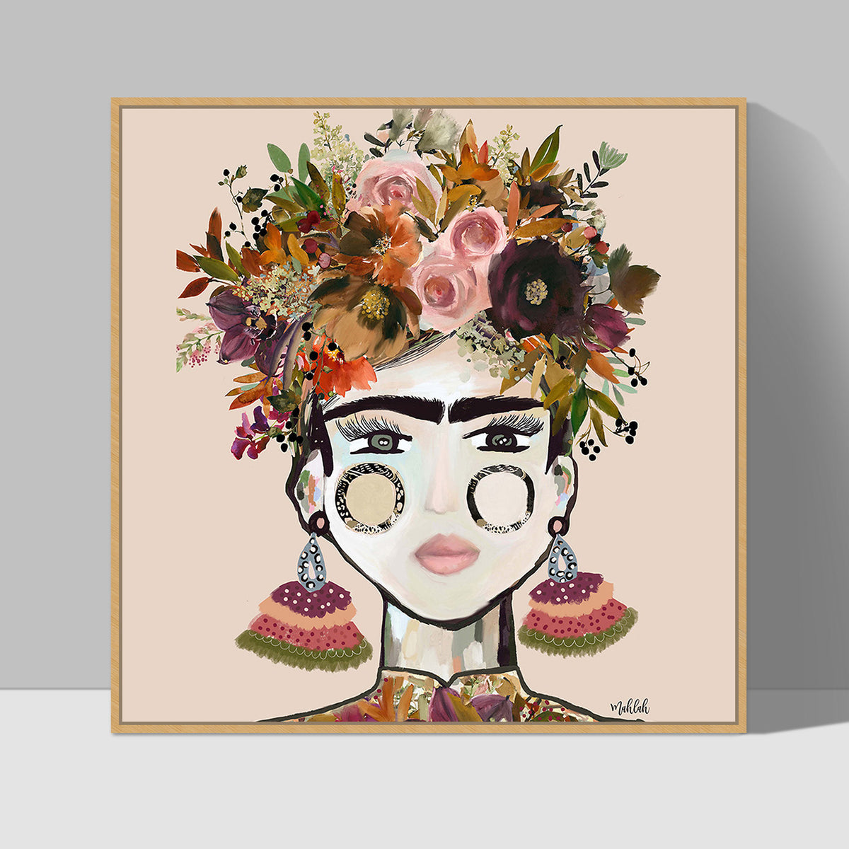 Frida Fall, by Inkheart Designs – Zokis Canvas Art