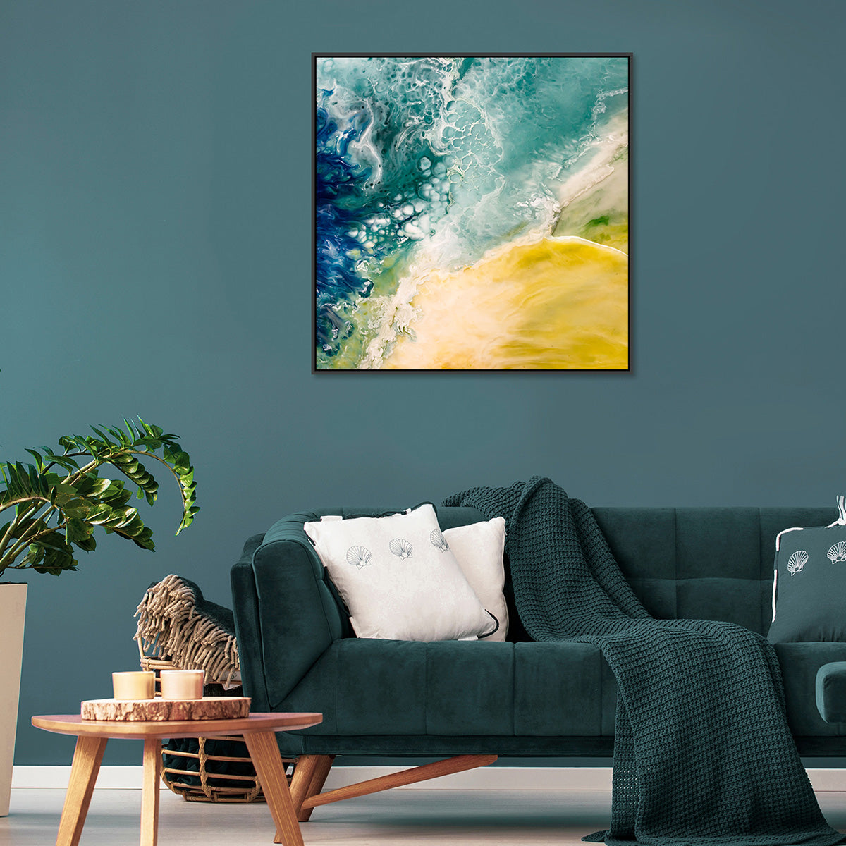 Watercolour Beachscape – Zokis Canvas Art