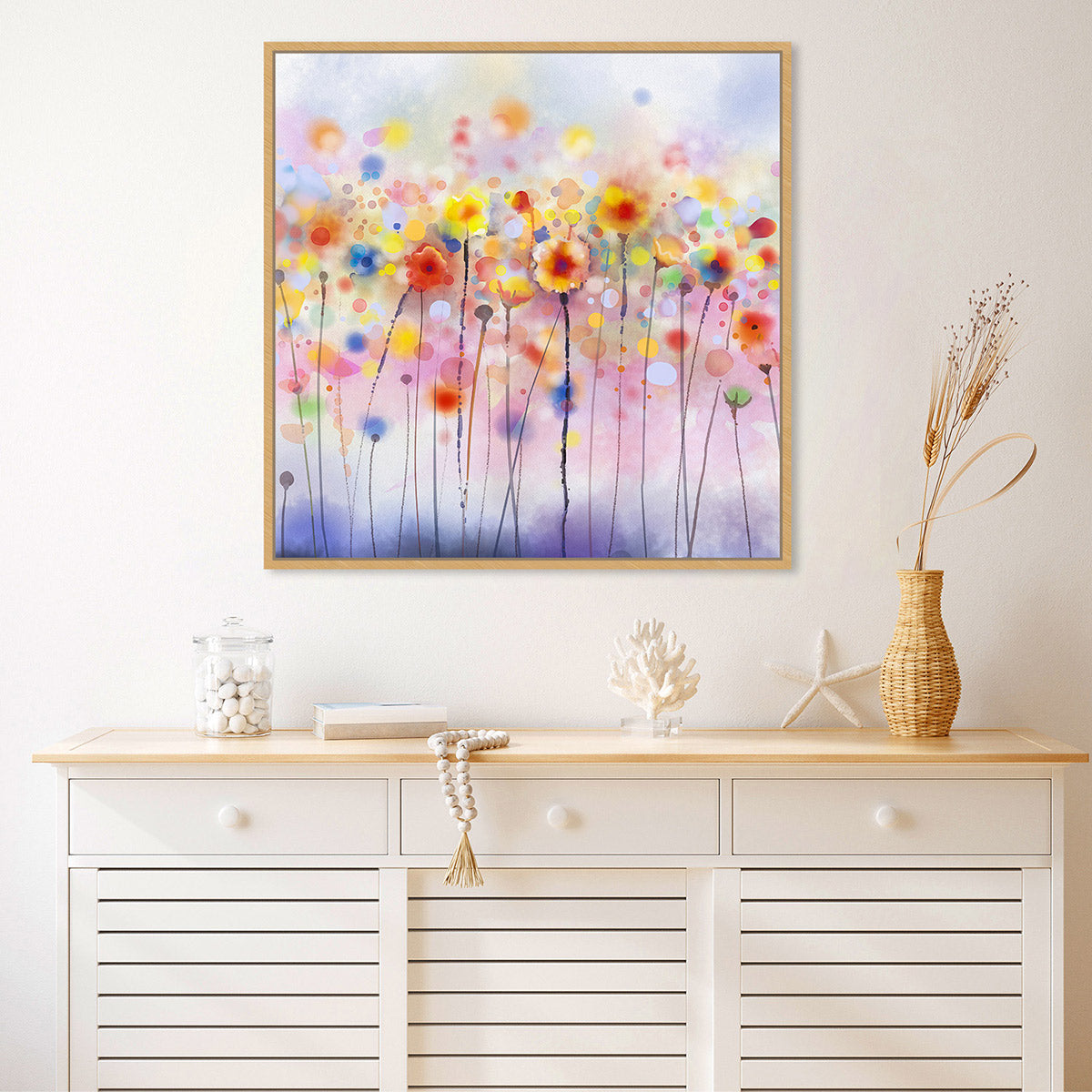 Caledoscope Flowers – Zokis Canvas Art