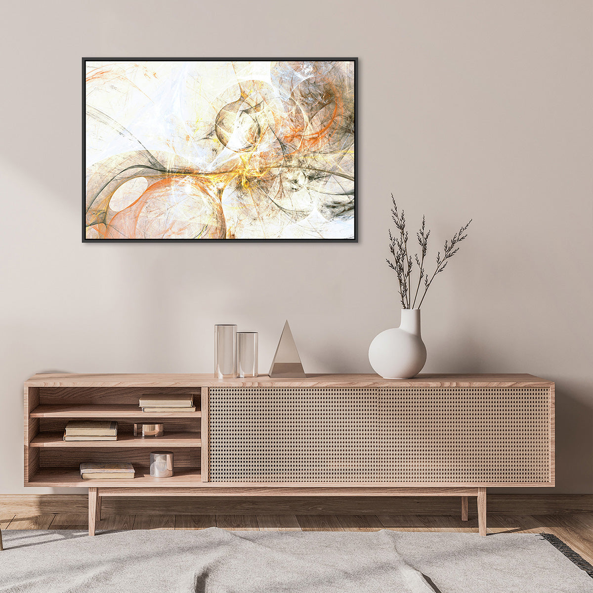 Filigree Abstract Art – Zokis Canvas Art